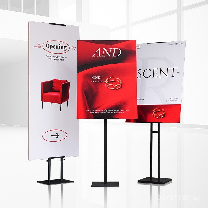 Exhibition Windproof Board Stand, Adjustable Retractable Sign Stand ...