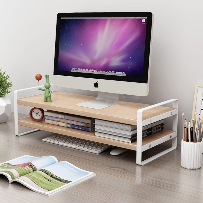 Computer Elevated Rack Monitor Bracket Elevated Base Desktop Stand ...