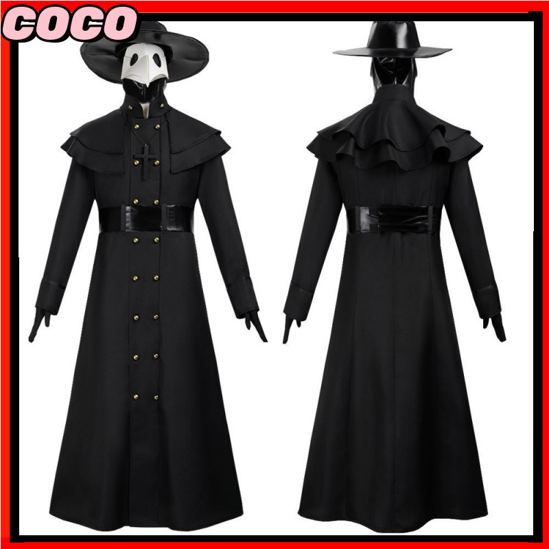 Halloween adult medieval steampunk-style and plague doctor costume ...