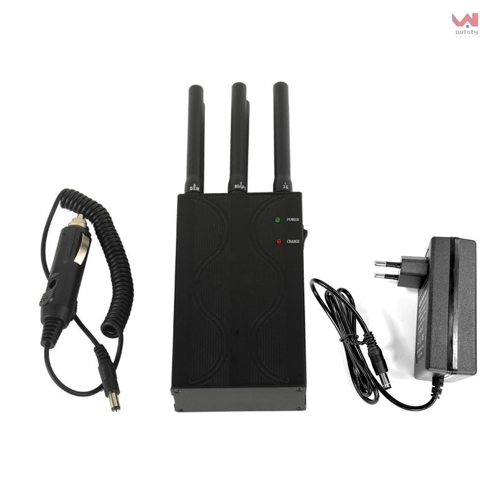Handheld Lightweight Portable Six-channel Car GPS Signal Blockers WIFI ...