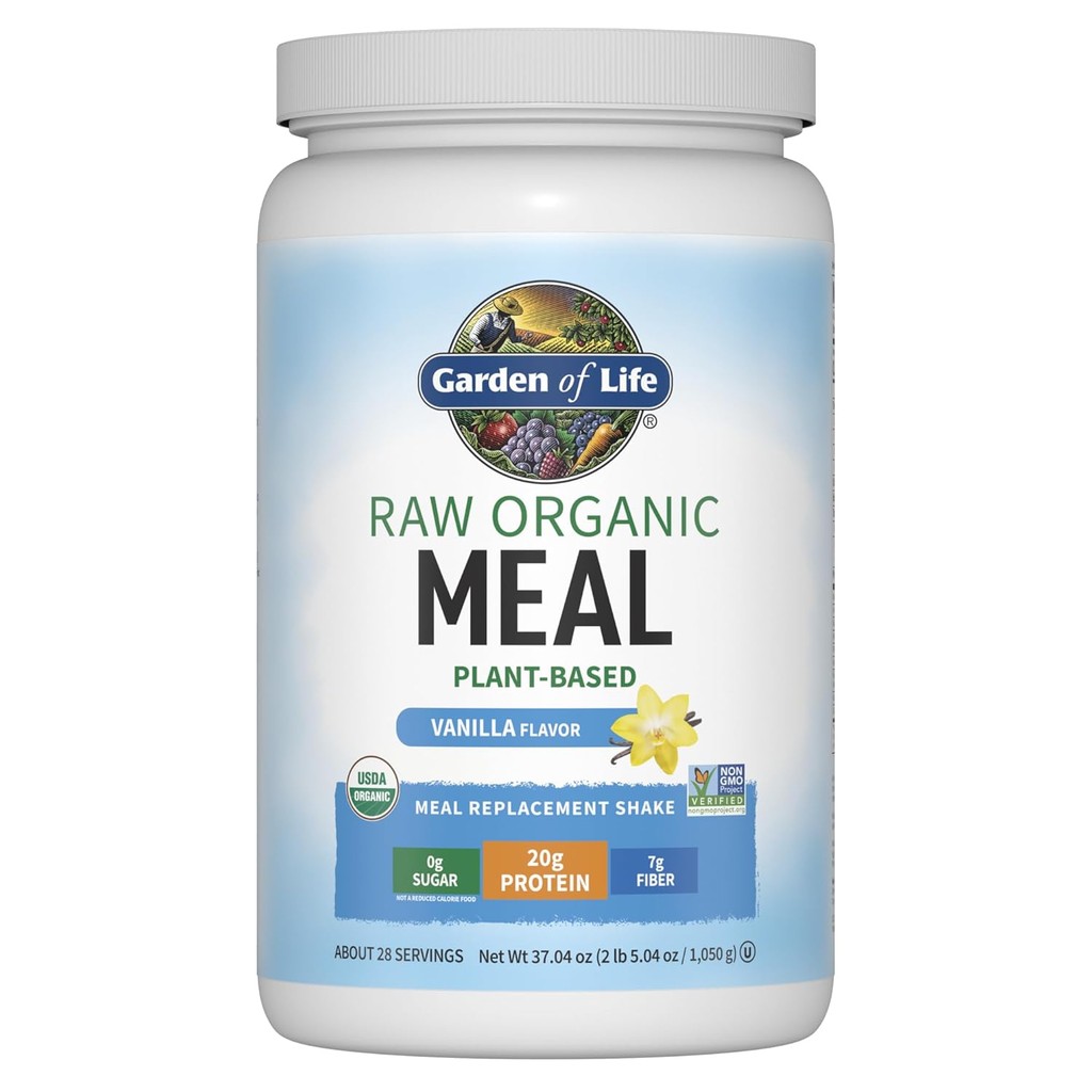 Garden of Life Meal Replacement Shakes, Vegan Raw Organic Protein ...