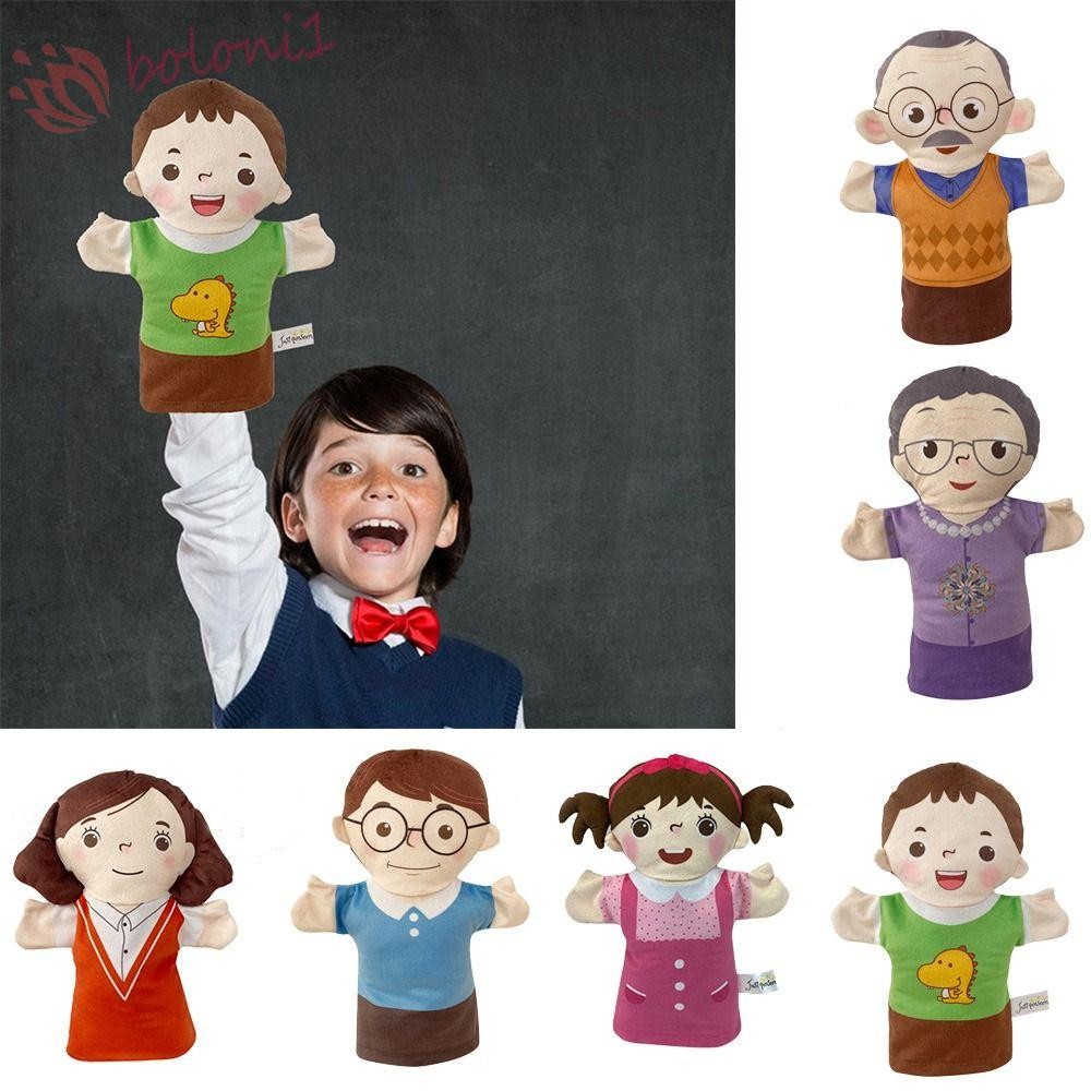 [READY STOCK] Children's Hand Puppet, Plush Grandparents Family Member ...