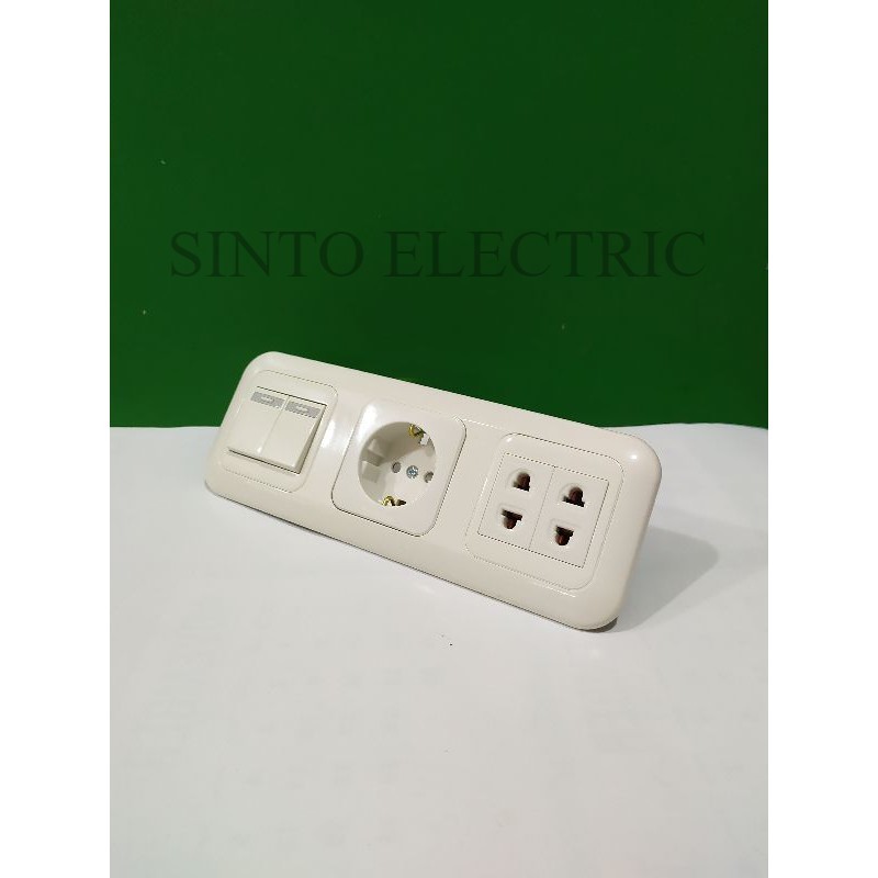 PANASONIC Socket 1 Gang Large Module + 2 Gang Socket Small Module + 2 ...