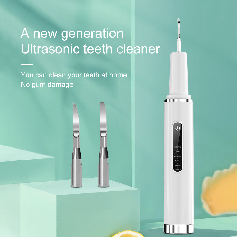 Portable Ultrasonic Electric Teeth Cleaner Dental Instrument LED ...