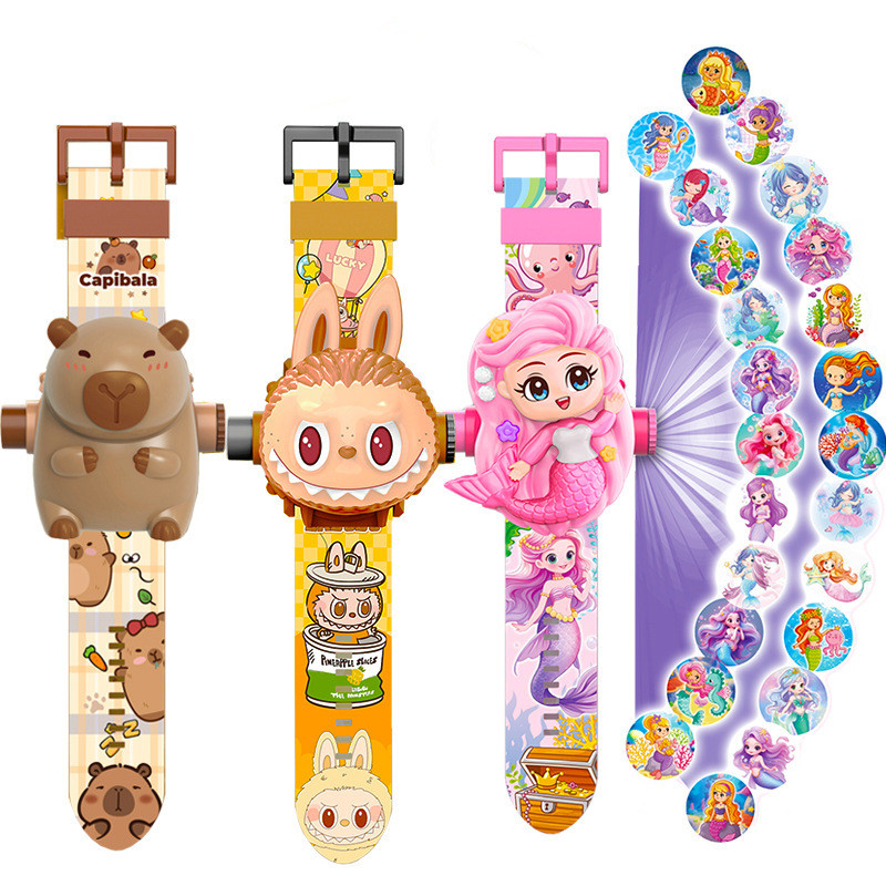 Kids Toy Projection Watch 24 Image Projector Digital Children's Toy ...