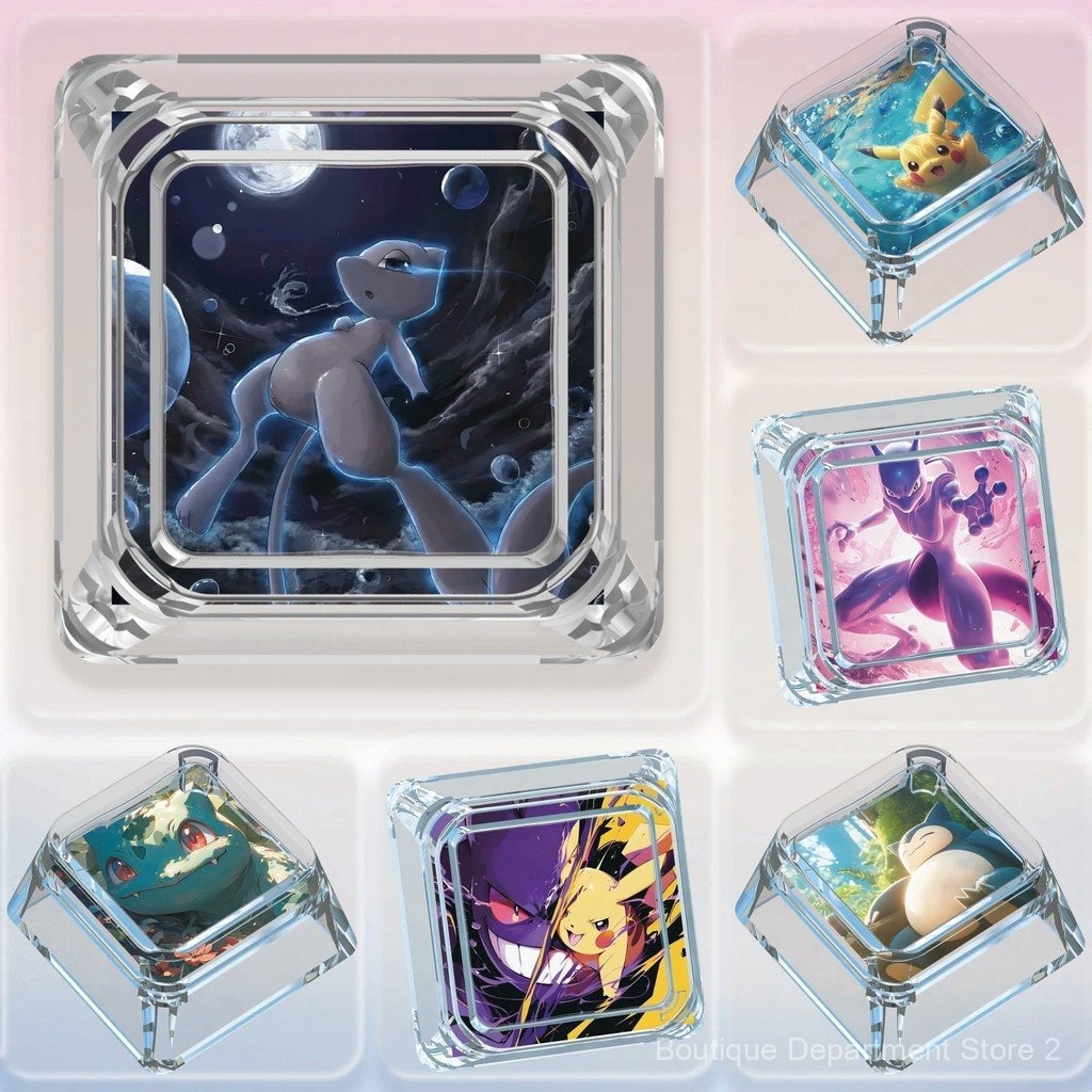Pokemon Pikachu Unique Keycap,Cross Axle Single Super Dream ...
