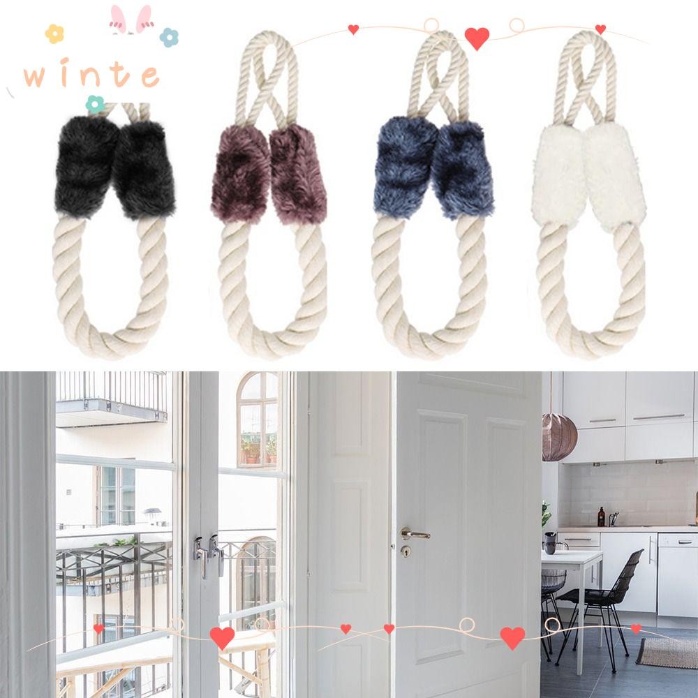 WINTE Door Stopper Easy to Use Windows Protectors Decorative Rope Wedge ...