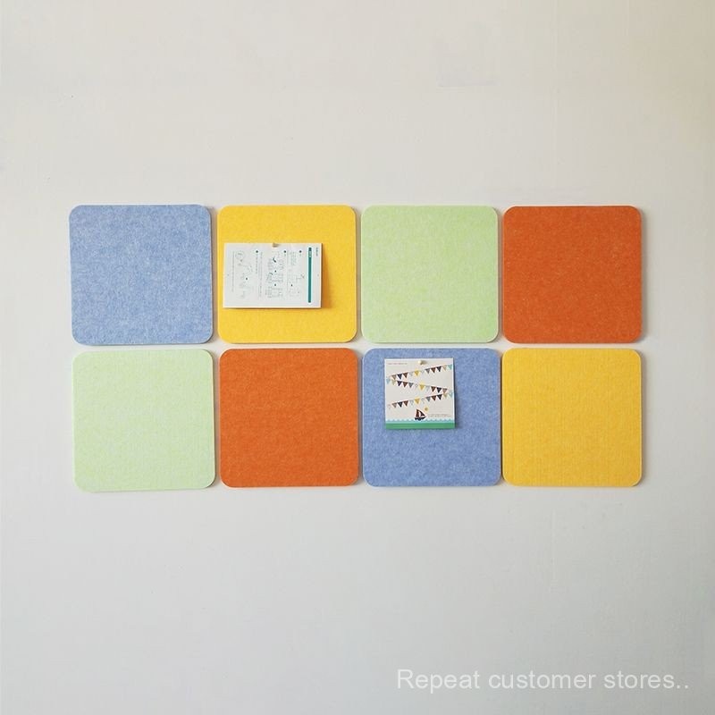 30 * 30 Round Corner Felt Message Board Photo Wall Background Wall ...