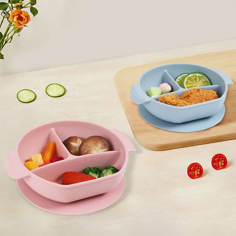 Baby All-in-One Type with Suction Cup Compartment Complementary Food ...