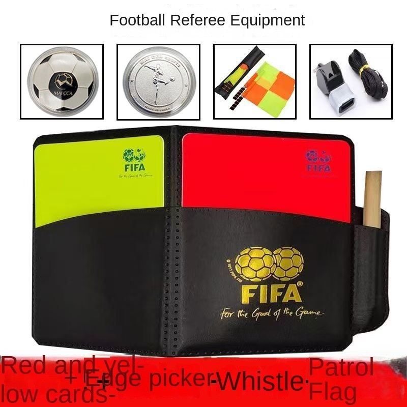 Spots good football gift Football Referee Red and Yellow Card Flag ...