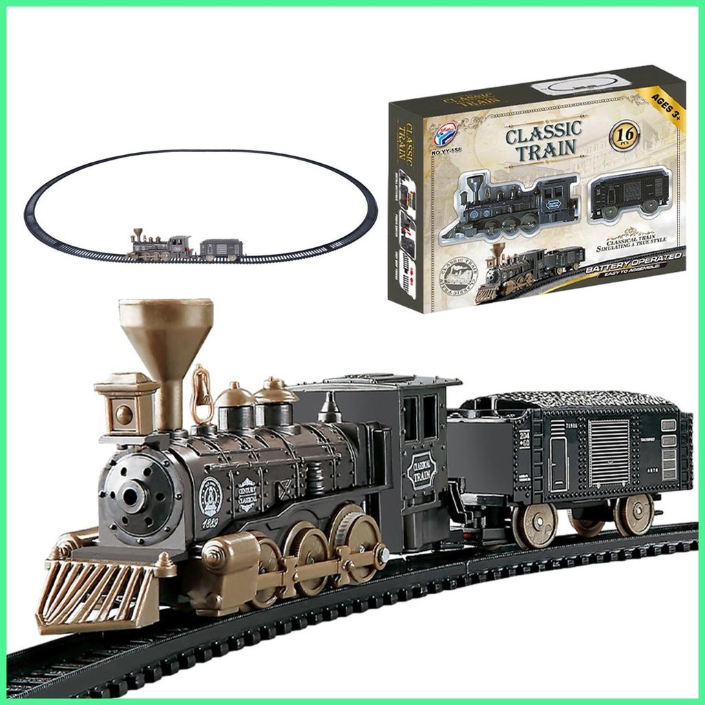 Toy Train Set Electric Classical Train Toy Interactive Toy Train Set ...
