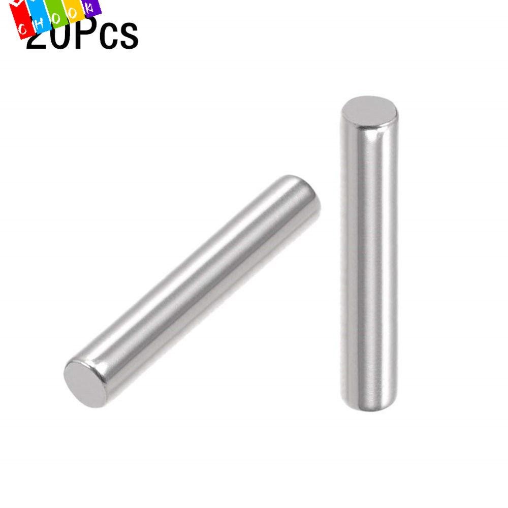 CHAAKIG 20Pcs Wood Bunk Bed Pins, Silver Tone 304 Stainless Steel Dowel ...