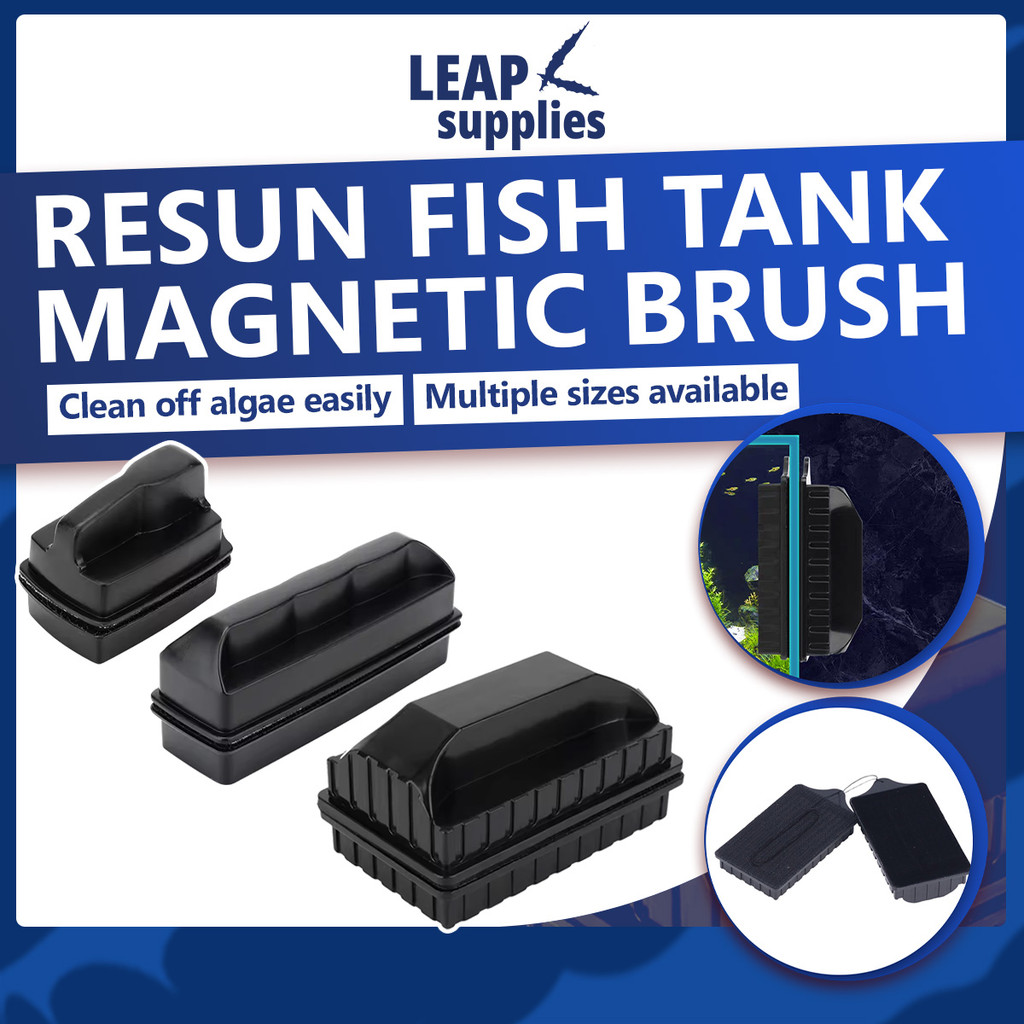 Resun Fish Tank Magnetic Brush | Aquarium Magnet Algae Cleaning Tool ...