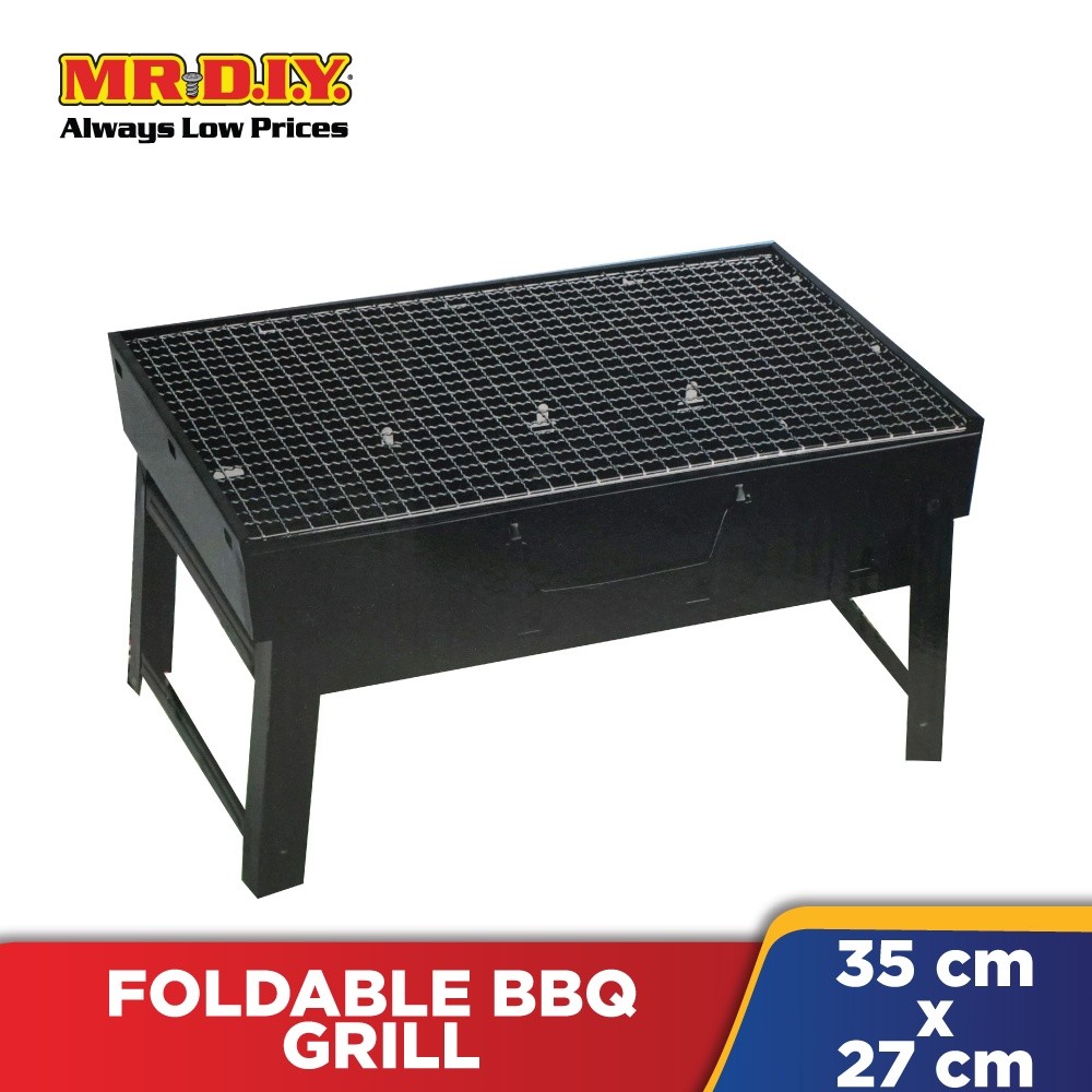 (MR.DIY) Portable Outdoor Camping Picnic Foldable BBQ Grill Stand (35cm ...