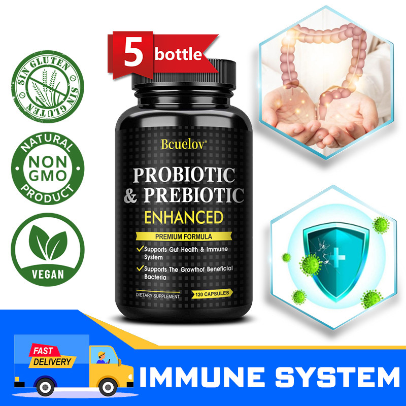 Probiotic and prebiotic supplements to support gut health and improve ...