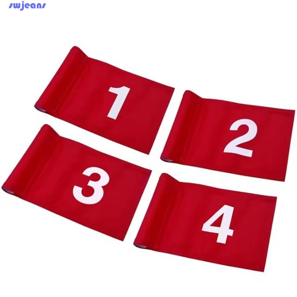SWJEANS Golf Course Flags, with Tube Inserted Putting Banner Putting ...