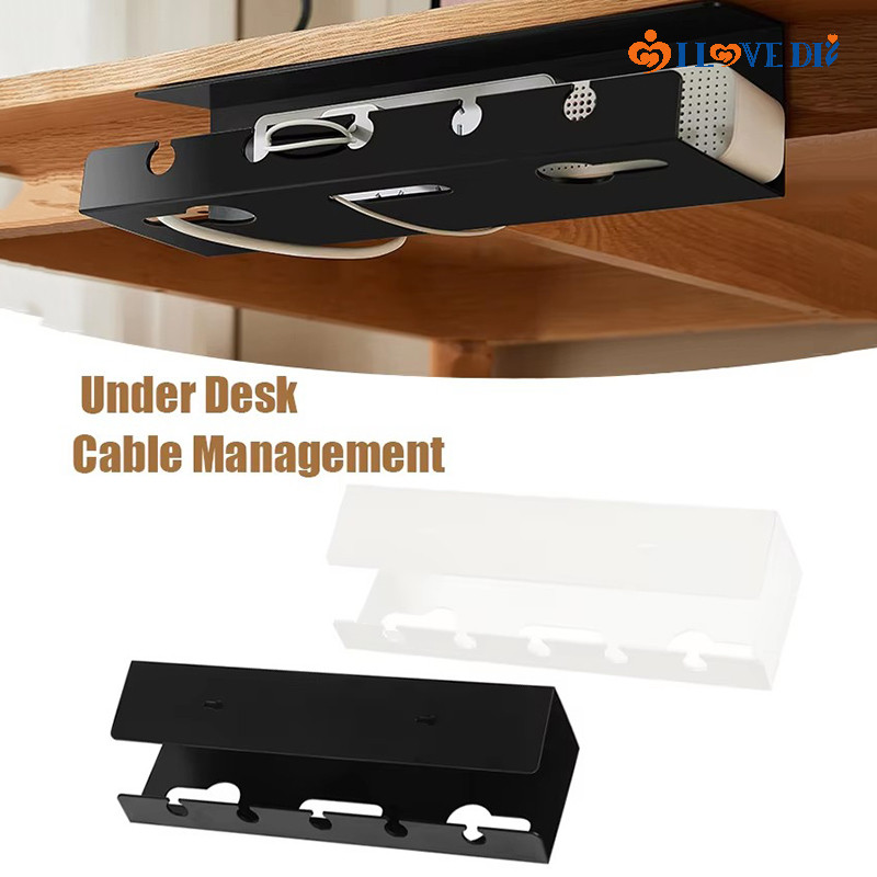 Practical Space Saving Desk Bottom Cable Manager - Power Board Socket ...