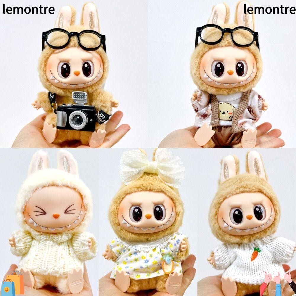 LEMONTRE Dolls Clothing Set, Changing Dressing Game Pretty Labubu Doll ...