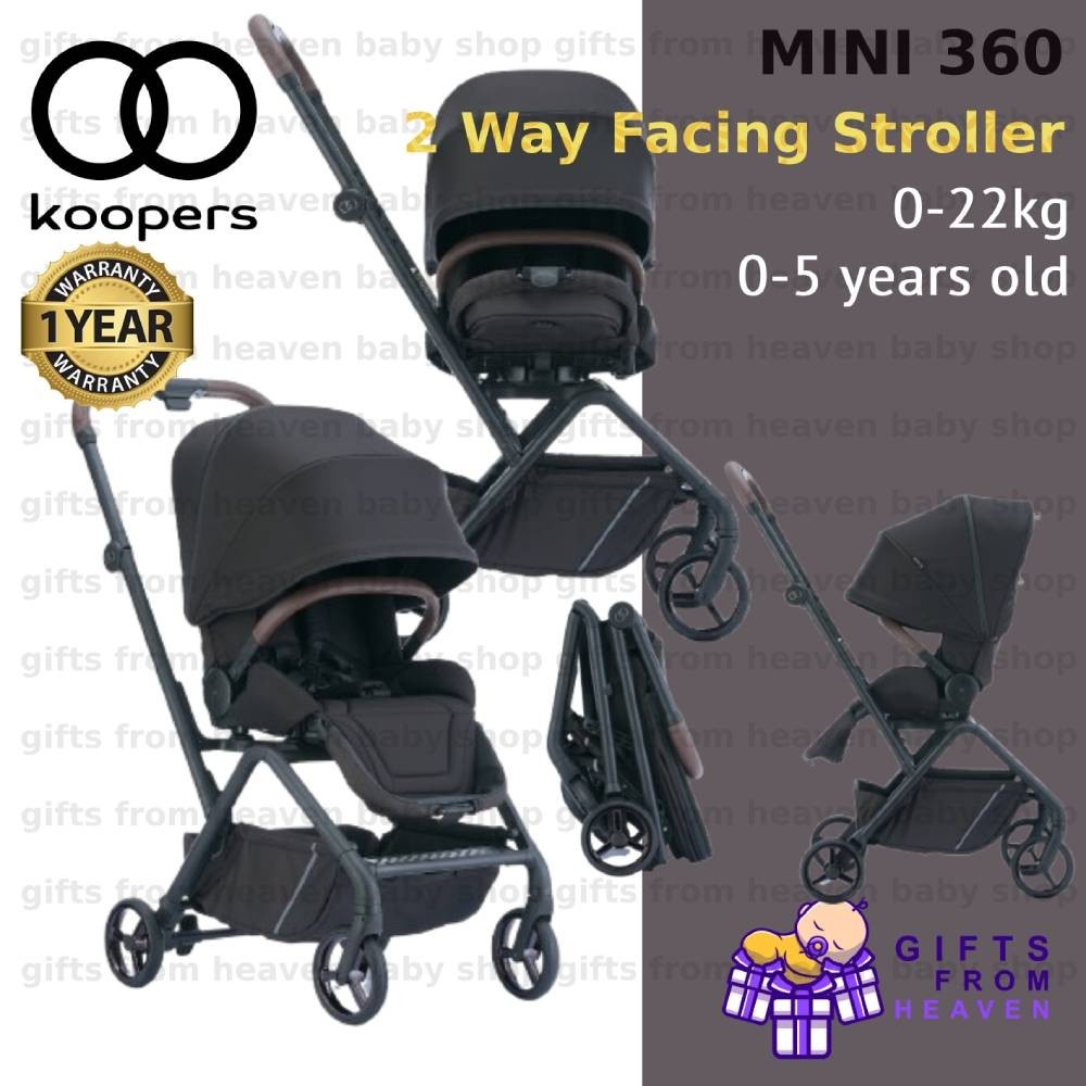 Koopers Mini 360 Stroller Two-Way Facing Stroller | Shopee Singapore