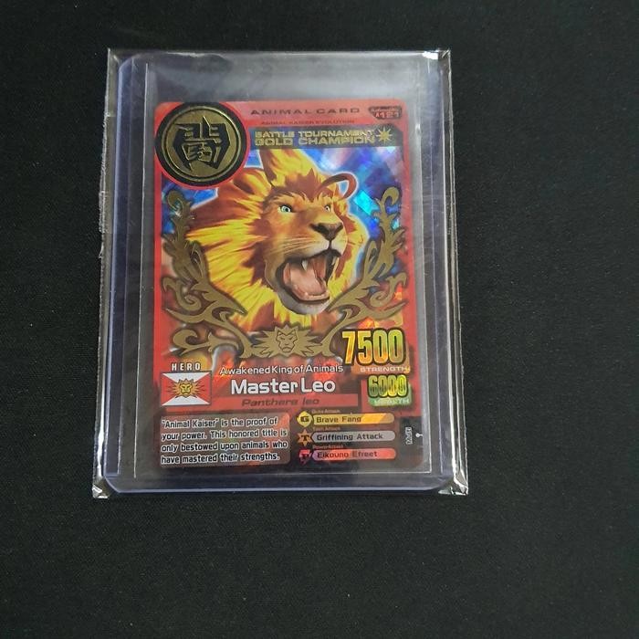 Animal Kaiser Master Leo (Battle Tournament Gold Champion) | Shopee ...