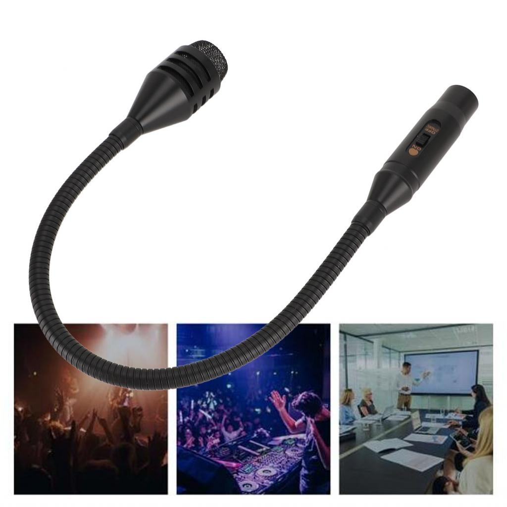Seashorehouse Goose Neck DJ Microphone Professional XLR Mic for Stage ...