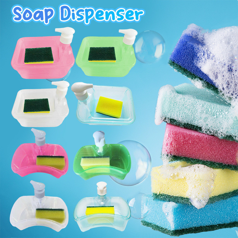 Kitchen Dishwashing Liquid Press Box Soap Dispenser Dishwashing Pot ...