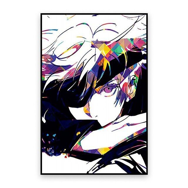 Jujutsu Kaisen Anime Canvas Poster Gojo Satoru Character Decoration ...
