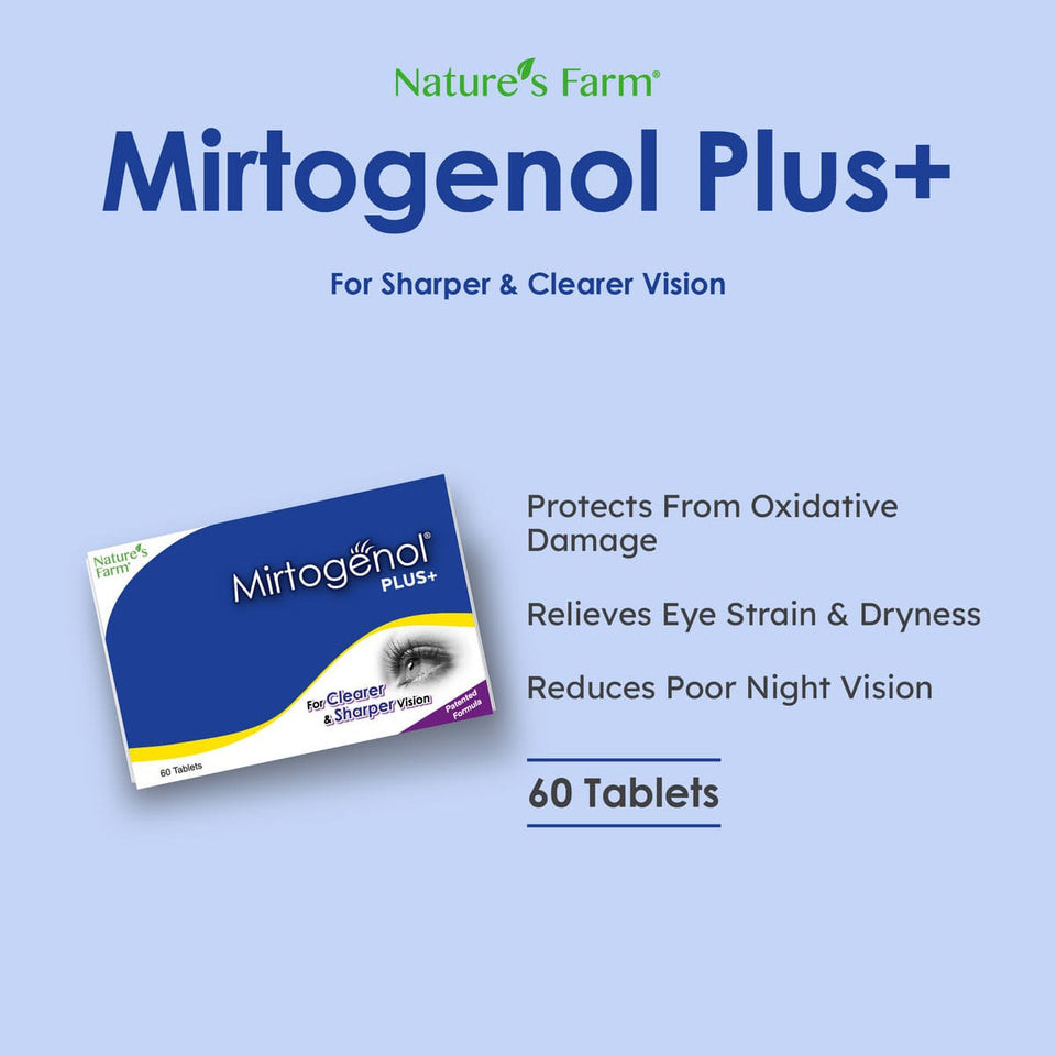 Nature's Farm® Mirtogenol Plus+ 60s | Shopee Singapore