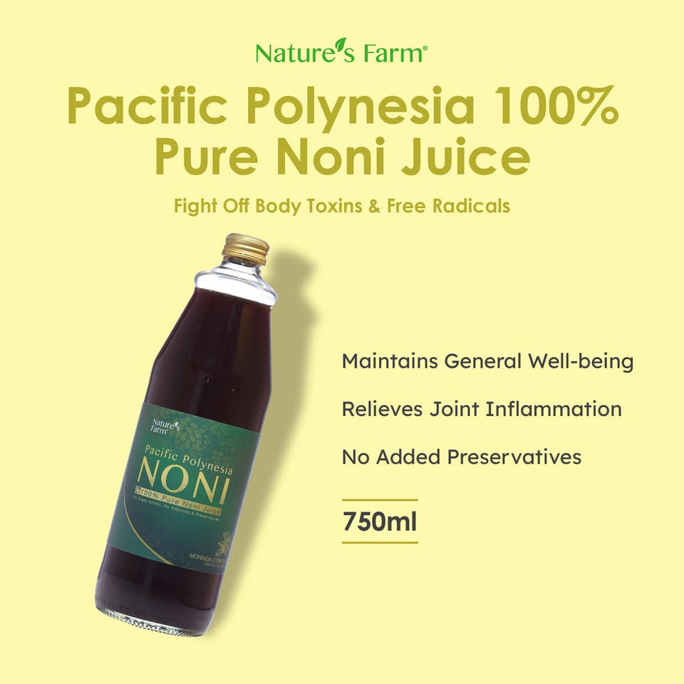Nature's Farm® Pacific Polynesia 100% Pure Noni Juice, 750ml | Shopee ...