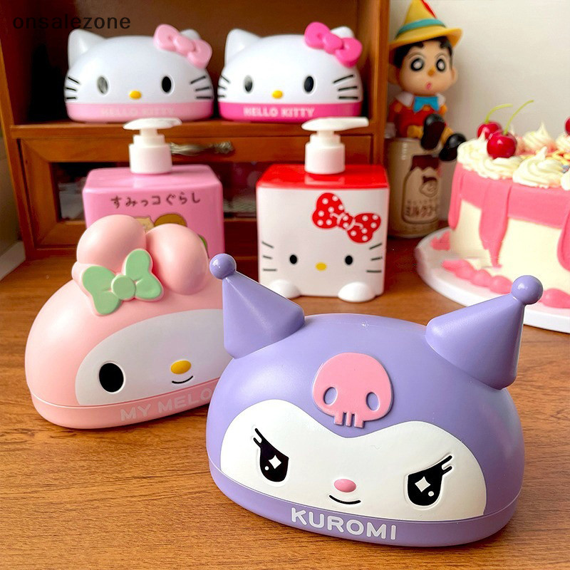 OLE Kawaii Sanrio Hello Kitty Soap Box Kuromi My Melody Soap Dishes Non ...