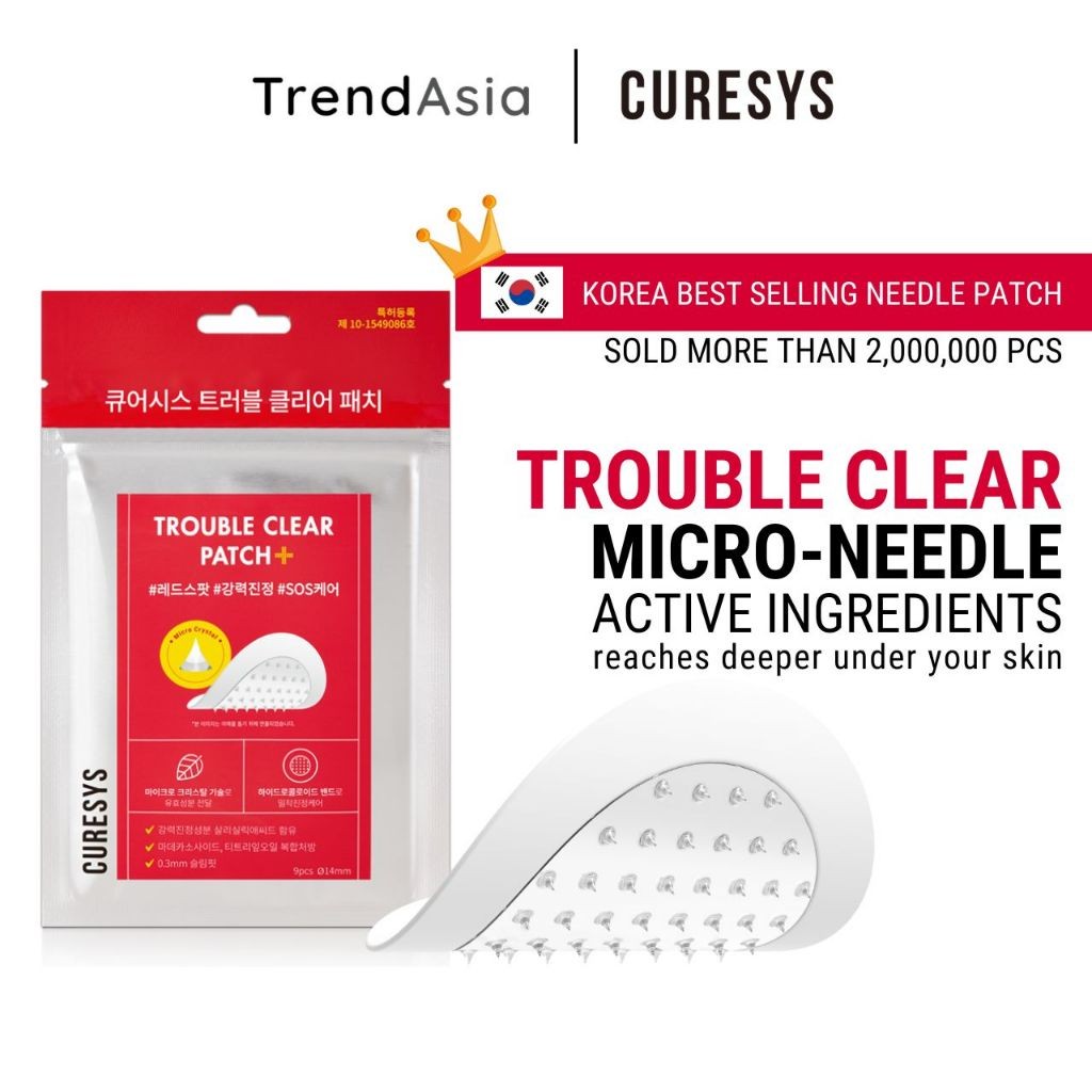Curesys Trouble Clear Needle Patch Acne Pimple Microneedle Soothing ...