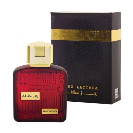 🌟Original Lattafa 3D Sticker🌟 Ramz Gold lattafa for her perfume EDP 100 ...