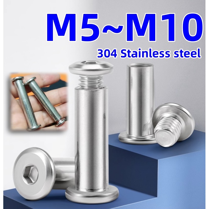 304 Stainless Steel Chicago Screw Inverted Hexagonal Bolt Hexagon Lock ...