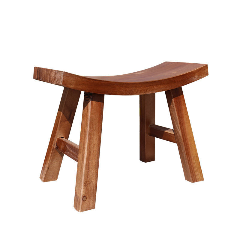 【Spot goods】Wooden Stool Household Small Bench Low Stool Solid Wooden ...