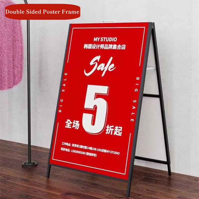 Menu stand Double Sided Poster Stand | Kapaline Board Display Stand ...