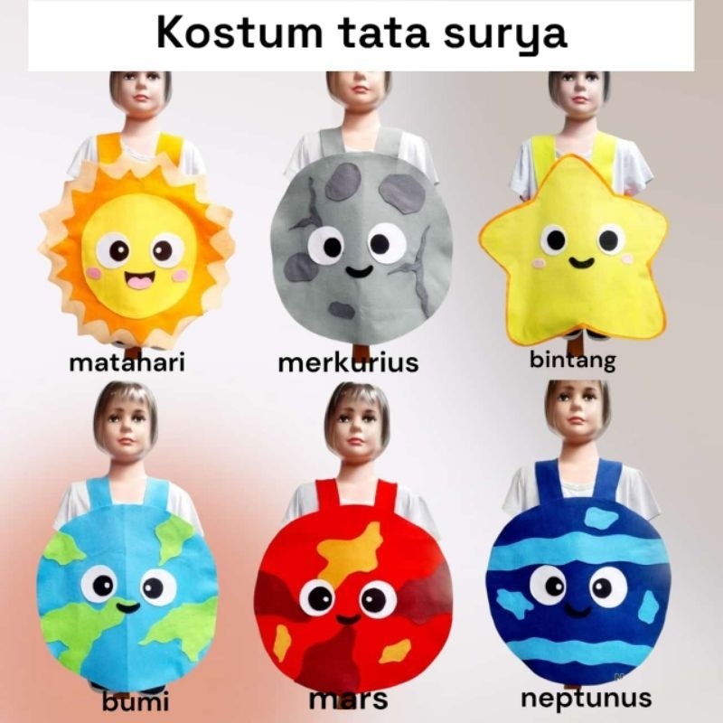 Solar system costume planet costume/ carnival costume/ | Shopee Singapore