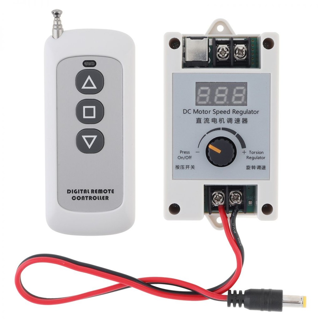 DC Motor Speed Remote Controller 6V-28V Speed Regulator LED Display PWM ...