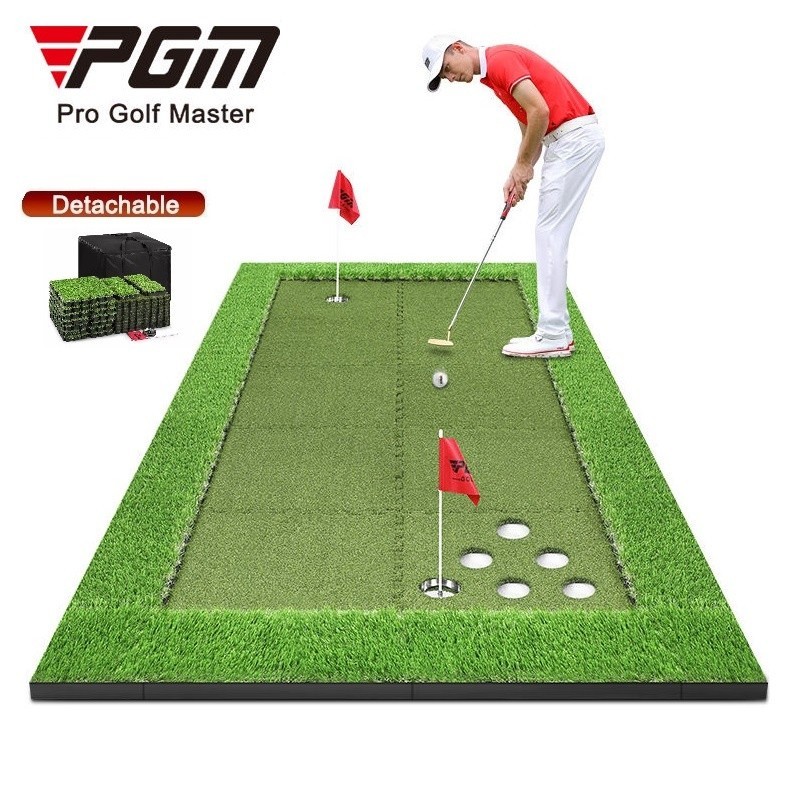 PGM Splicing Portable Artificial Grass Golf Green Putting Mat with ...