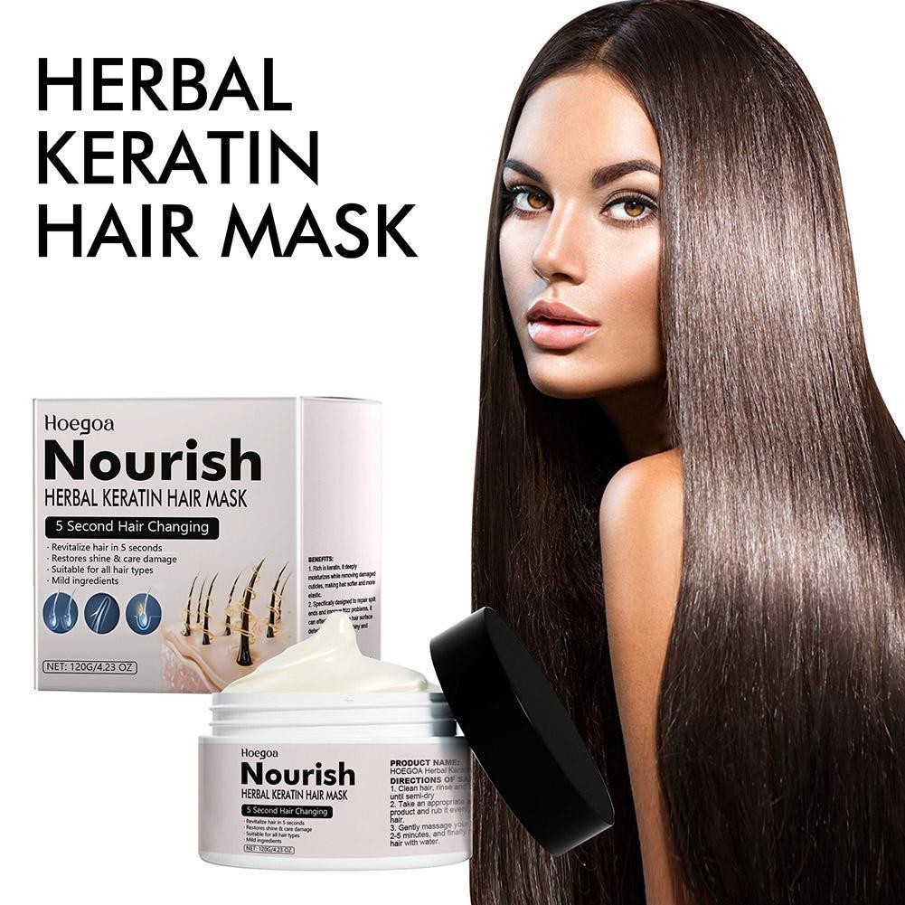 Keratin Repair Hair Mask Close Hair Repair Dryness Anti-frizz ...