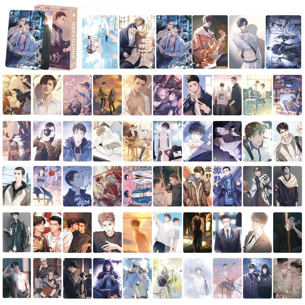 50-92pcs Manga Manhwa checkmate Run Wild Laser Holographic Lomo Cards ...