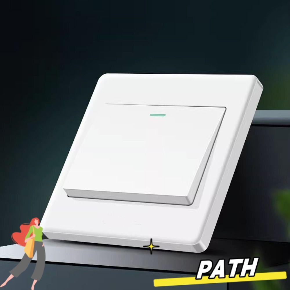 PATH Wall Switches, Durable with LED Lamp Wall Light Switch Panel, 1Way ...