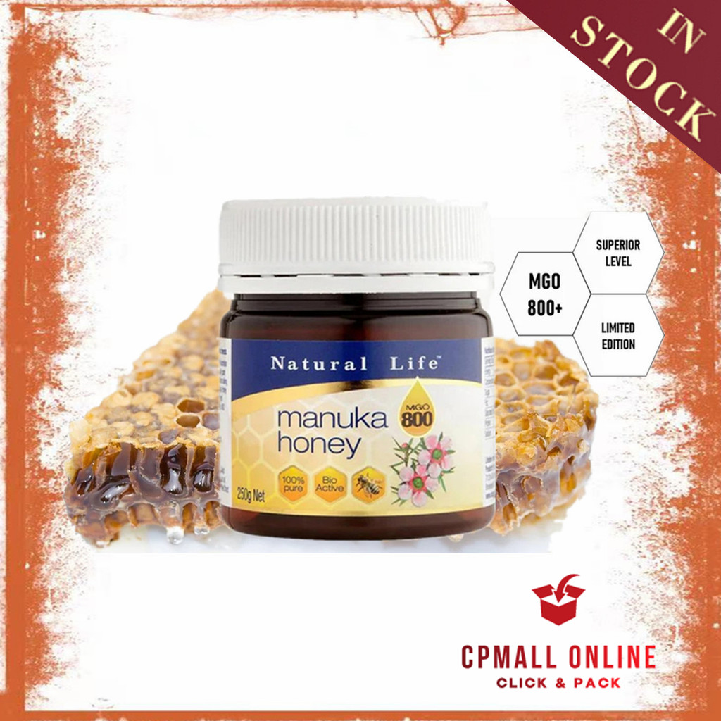 [Expiry Date: 05/2028] Natural Life Manuka Honey MGO 800 蜂蜜 UMF 20 ...