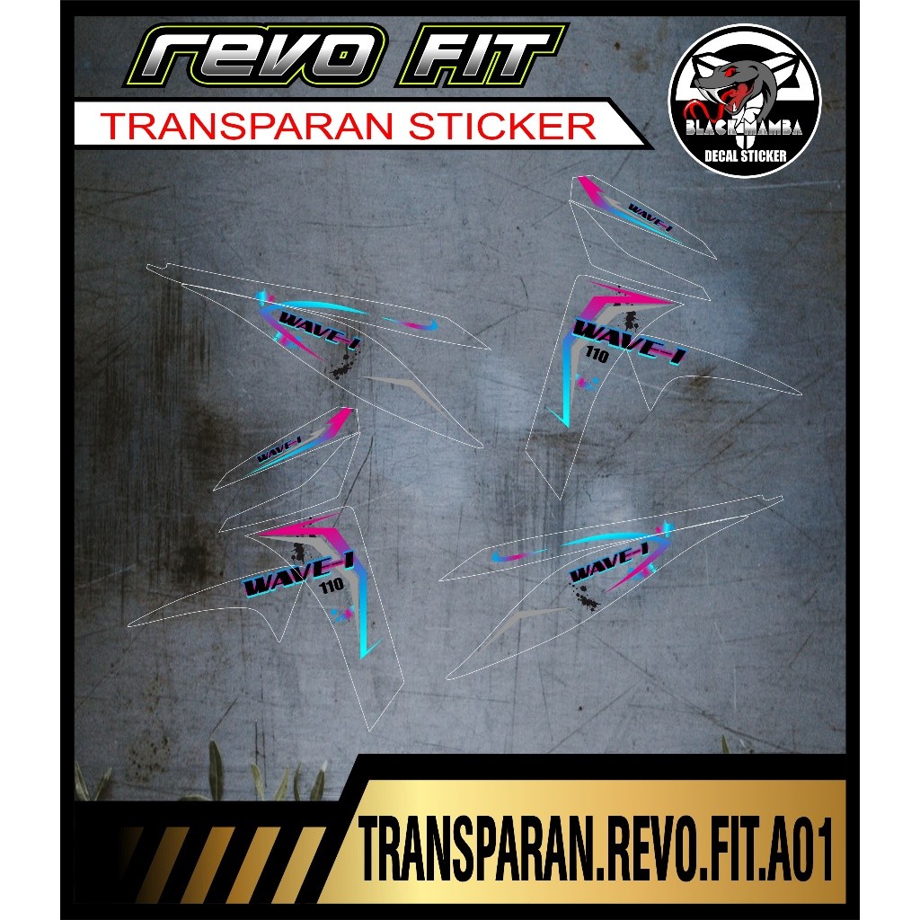 Revo FIT TRANSPARENT STRIPING REVO FIT CODE A01 TRANSPARENT VARIATIONS ...