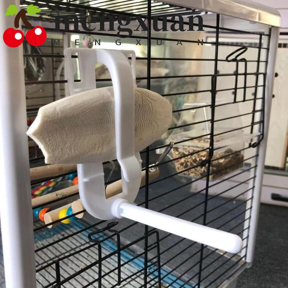 MENGXUAN Conure Bird Food Holders Parakeet Feeding Clamp Cuttlebone ...