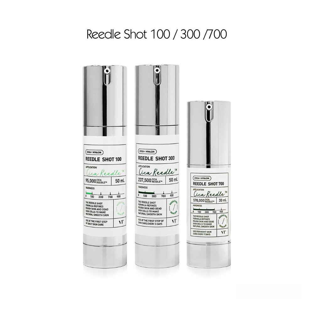 VT Reedle Shot 100/300/700 skin starter, skin absorption improvement[VT COSMETICS] | Shopee ...