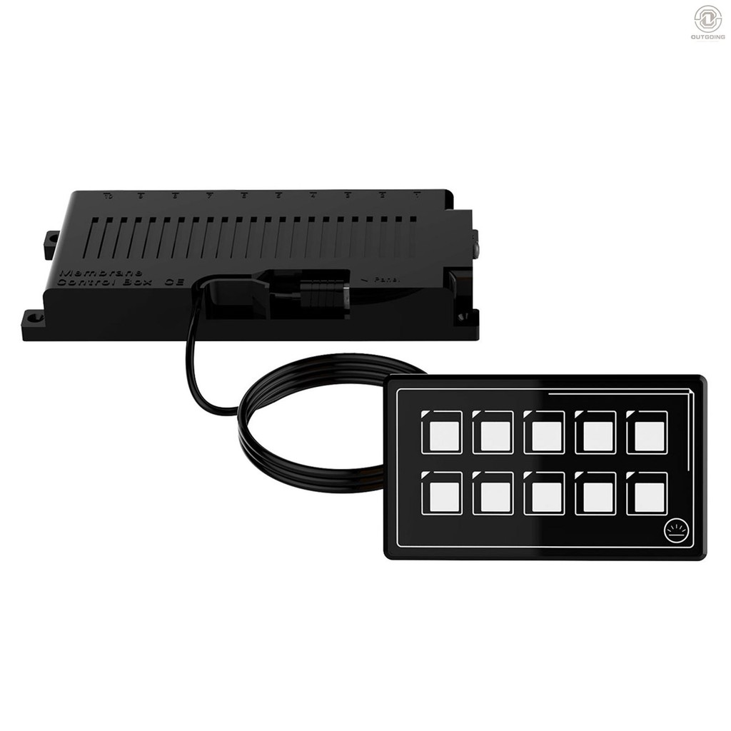 Car Universal 10P Membrane Control Switch Panel with Backlight Module LED Touch Electronic ...