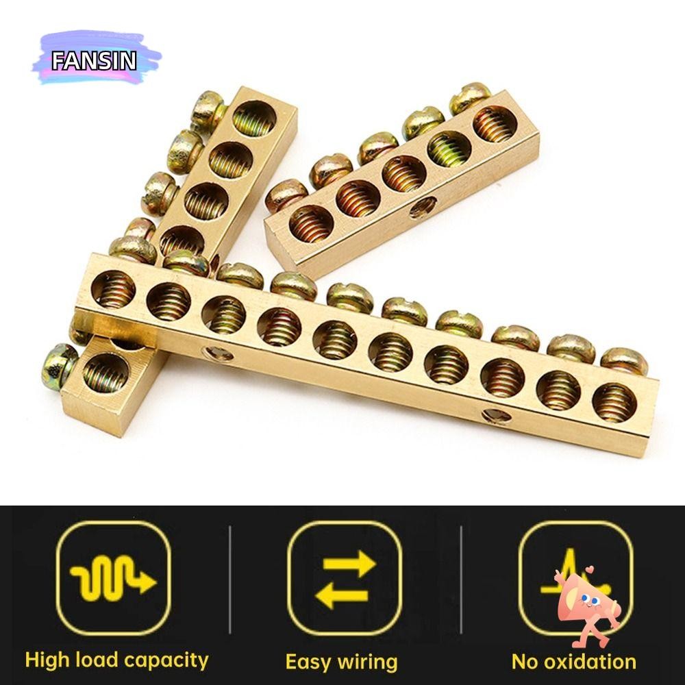 FANSIN1 Wire Connector, Copper Multi-specification Copper Bar Terminal ...