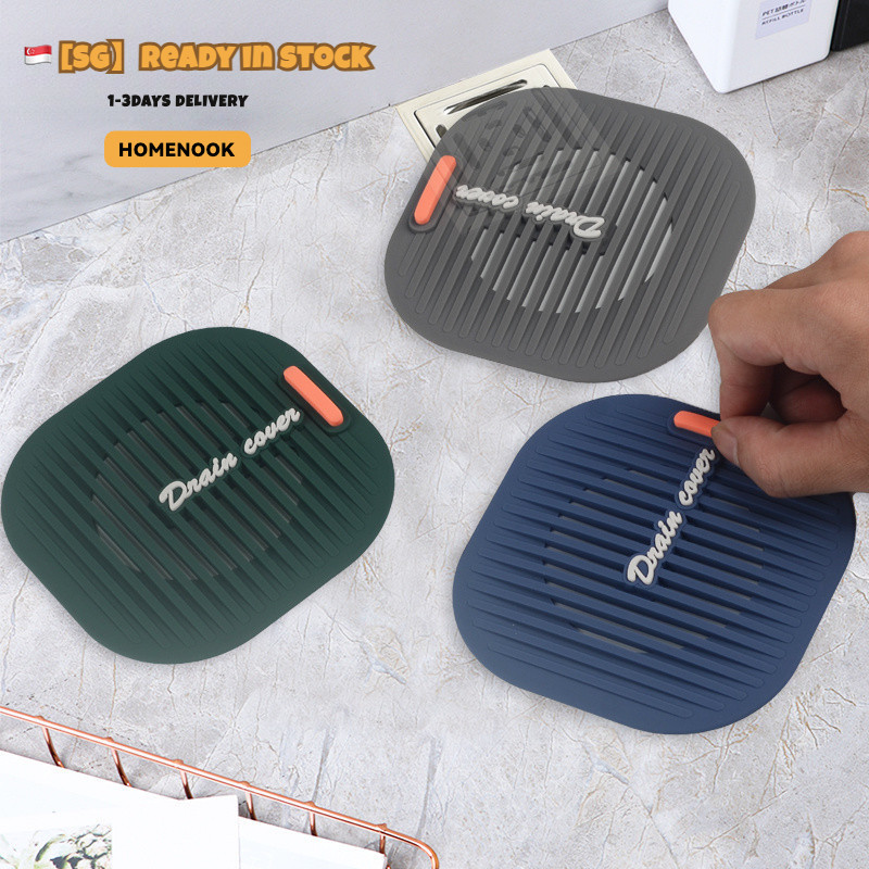 【SG Stock】Silicone Toilet Drain Trap Cover – Insect-Proof Anti-Odor ...
