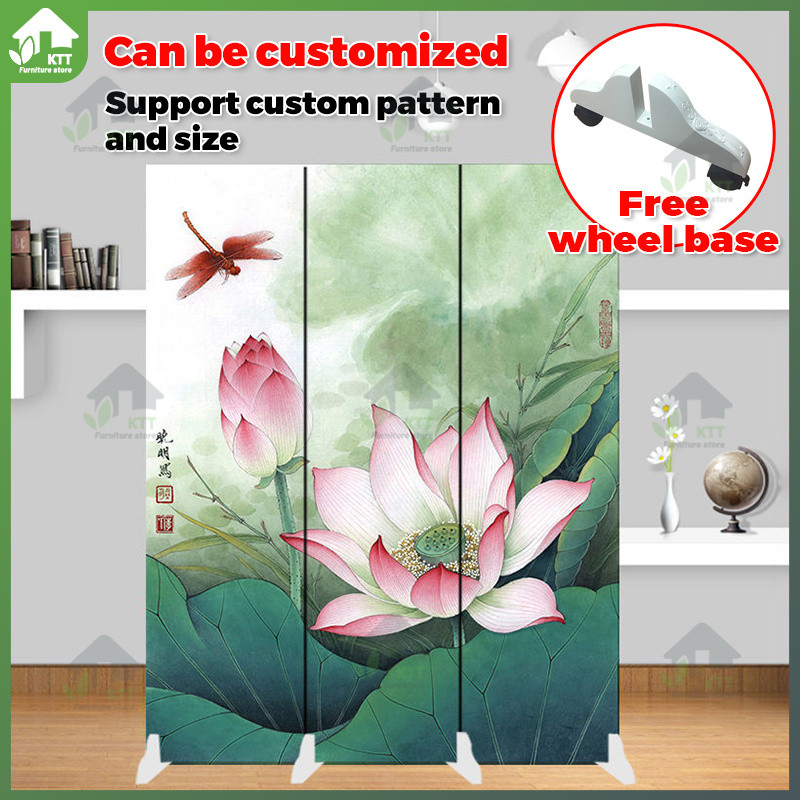 (3/4/5/6 Fold) wall divider screen partition movable foldable ...