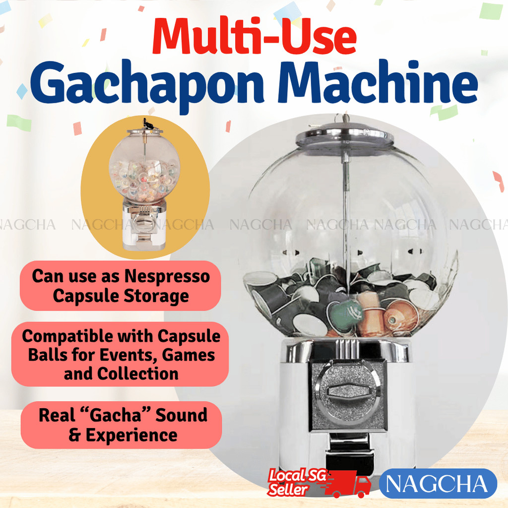 Gachapon Capsule Machine Dispenser Mini Multi Purpose Vending Luck Draw ...